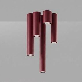 Sollux Lighting Stropní svítidlo LAGOS 20 bordó