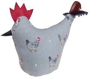 Sophie Allport SOPHIE ALLPORT Zarážka na dveře "CHICKEN - SLEPIČKY", 38,5 x 30 cm