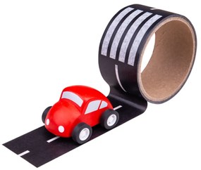 Bigjigs Toys Lepící páska cesta s autíčkem