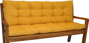 Axin Trading Polstr na zahradní lavičku 150x50 cm (sada) Polstr: Světle béžový melír