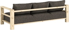 Tmavě šedá pohovka 225 cm Bare – Karup