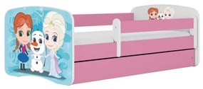 Dětská postel Babydreams Sněhové princezny růžová