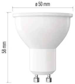 Emos lighting LED žárovka Classic MR16 7W GU10 neutrální bílá, stmívatelná