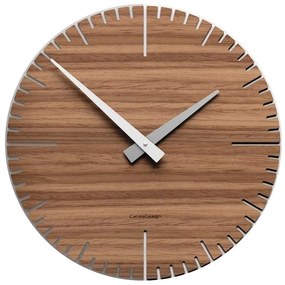 Designové hodiny 10-025 natur CalleaDesign Exacto 36cm (více variant dýhy) Dýha wenge - 89