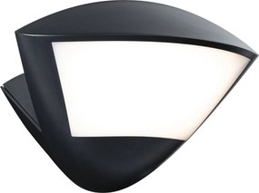 P 94864 LED venkovní nástěnné svítidlo Smart Home Zigbee 3.0 Skyla pohybové čidlo neláká hmyz IP44 226x164mm CCT 10W 230V antracit hliník - PAULMANN