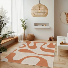 Oranžový pratelný koberec 160x230 cm Caramel Latte – Mila Home