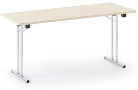 Skládací konferenční stůl FOLDING, 1600 x 800 mm, buk