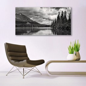 akrylový obraz Hora Les Jezero Příroda 120x60 cm