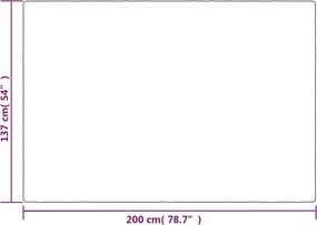 Zátěžová deka s povlečením šedá 137 x 200 cm 10 kg textil 3154886