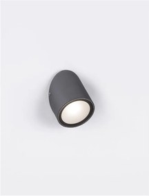 NV 9060199 Venkovní nástěnné svítidlo CAPO černý hliník a tvrzený skleněný difuzor LED 3W 3000K 220-240V IP65 - NOVA LUCE