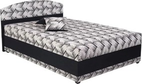 Pohoda Čalouněná postel HELEN s úložným prostorem, francouzské lůžko | Látka: Walker 18,Šířka matrace: 120 cm