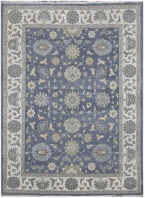 Diamond Carpets koberce Ručně vázaný kusový koberec Diamond DC-ZIGLER Jeans blue/ivory ROZMĚR: 160x230