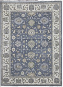 Diamond Carpets koberce Ručně vázaný kusový koberec Diamond DC-ZIGLER Jeans blue/ivory ROZMĚR: 365x457