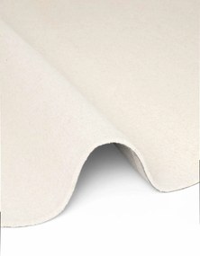 ELLE Decoration, Kusový koberec Puristic Knots 106318 Natural White kruh z kolekce Elle, 200x200 (průměr) kruh, bílá, ložnice