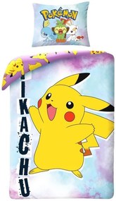 HALANTEX Povlečení Pokémon Pikachu Smile Bavlna, 140/200, 70/90 cm