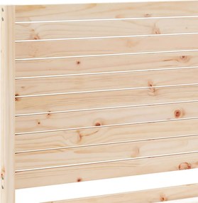 Prodloužený rám postele bez matrace 160 x 220 cm masivní dřevo 3309315