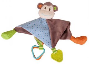 Bigjigs Baby Textilní muchláček opička Cheeky