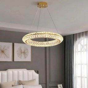 Toolight Toolight, LED stropní svítidlo 80cm, 45W, 4000K, APP1769-CP, zlatá, OSW-04347