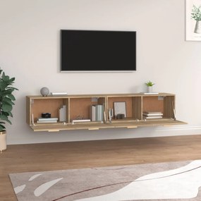 Nástěnné skříňky 2 ks dub sonoma 100x36,5x35cm kompozitní dřevo 3115662