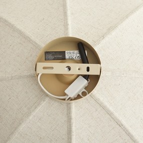 Japandi stropní svítidlo béžová látka 55cm - Haru