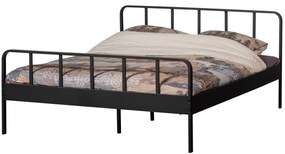 WOOOD Manželská postel MESS černá 160x200cm