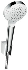 Hansgrohe Crometta, sprchový set 100 1jet s hadicí 1600 mm, bílá/chromová, HAN-26567400