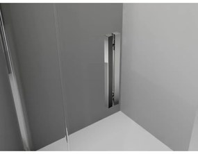 Mexen Exo, sprchový kout se skládacími dveřmi 100 x 100 cm, 6mm čiré sklo, chromový profil, 816-100-100-01-00