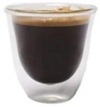 Sklenička dvouplášťová na espresso