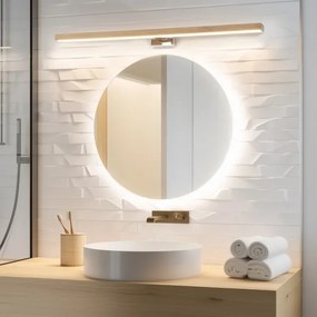 Brilagi-LED Koupelnové osvětlení zrcadla WOODY MIRROR LED/15W/230V IP44 dub/bílá