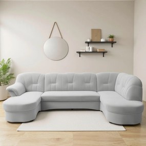 XXXLutz SEDACÍ SOUPRAVA, textil, barvy stříbra MID.YOU - Sedací soupravy - 001776009121