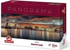 ART PUZZLE 41104 Panoramatické puzzle Tower Bridge, Londýn / 1000 dílk
