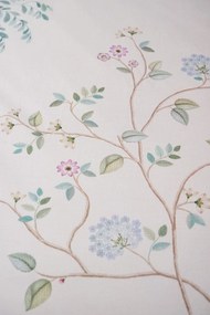 Pip Studio perkálové povlečení Desi Garden White - 140 x 200 + 70x90, bílá (Luxusní bílé perkálové povlečení na jednolůžko)