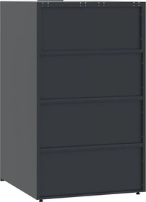 Box na 6 popelnic popelnic 414 x 79 x 117 cm ocel 3279986