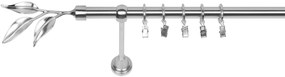 Dekodum Jednořadá Garnýž Bavaro 19 mm ocelový efekt 140 cm