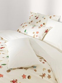 Designový povlak na přikrývku z bavlněného perkálu od Kery Till Cookies