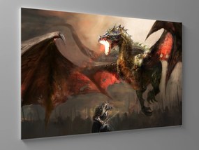 Liox Obraz drak Rozměr: 100 x 65 cm
