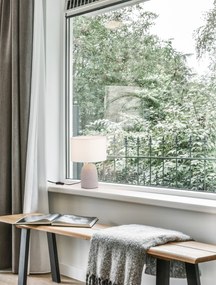 Rustikální stolní lampa Chempo