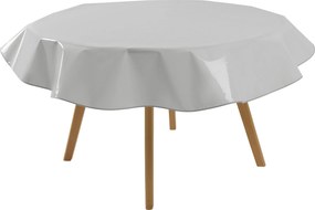 Livarno® Omyvatelný ubrus (kulatý, Ø 160 cm, šedá)
