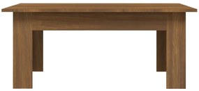 Konferenční stolek hnědý dub 100x60x42 cm kompozitní dřevo - Default Title