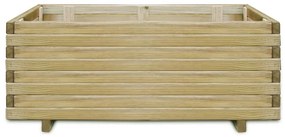 Vyvýšený záhon 100 x 50 x 40 cm dřevo obdélníkový - Default Title