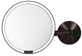 Simplehuman Kosmetická zrcadla - Kosmetické nástěnné zrcátko se sensorem, dark bronze ST3023