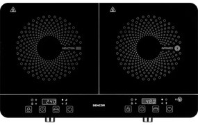 Sencor - Dvouzónový indukční vařič s LCD displejem 3400W/230V