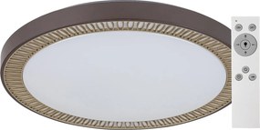 Rabalux Hnědé stropní LED svítidlo Matea 500mm 40W CCT s DO 3000