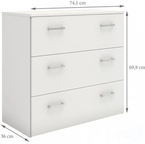 FALCO Komoda Home 21 bílá