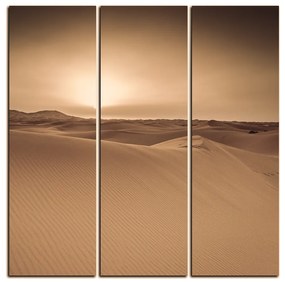 Obraz na plátně - Pouště Sahara - čtverec 3131FB (75x75 cm)