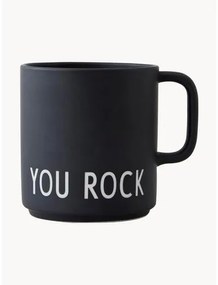 Designový kávový šálek's nápisem Favourite YOU ROCK