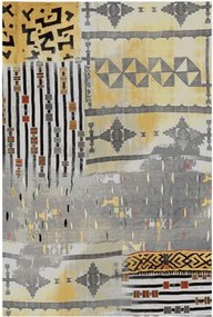 Oriental Weavers, AKCE: 160x235 cm Kusový koberec Zoya 153 X – na ven i na doma, šedá, chodba / předsíň