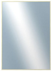 DANTIK - Zarámované zrcadlo - rozměr s rámem cca 50x70 cm z lišty Hliník zlatá lesklá | P01-001 (7001001)