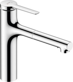 Hansgrohe Zesis dřezová baterie s vytahovací sprškou, 2 proudy chrom 74801000