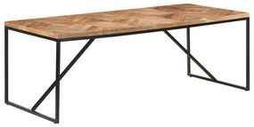 Jídelní stůl 200 x 90 x 76 cm masivní akácie a mangovník 323554